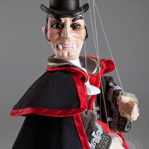 Sir Dracula Marionette - Czech Handmade String Puppet - Etsy