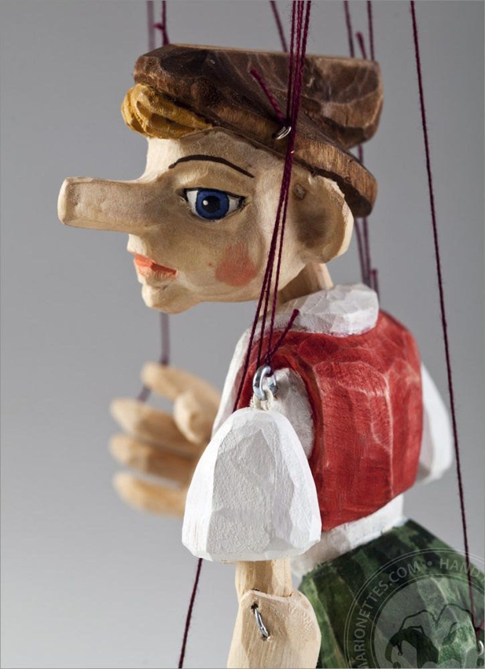 Pinocchio Small Marionette Puppet | Etsy