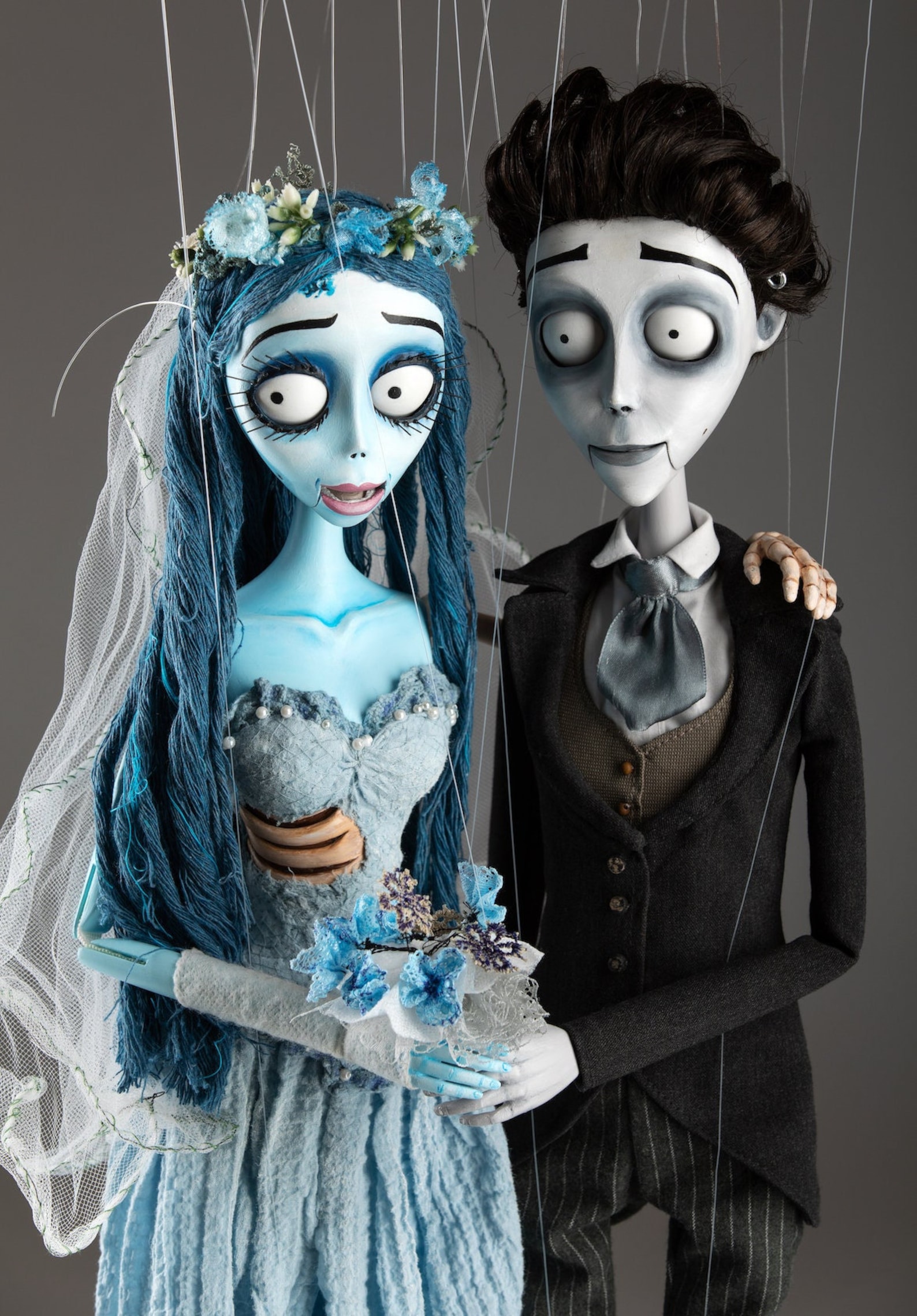 Corpse Bride Custom-made Marionettes 24 Inches Tall, Movable Parts - Etsy
