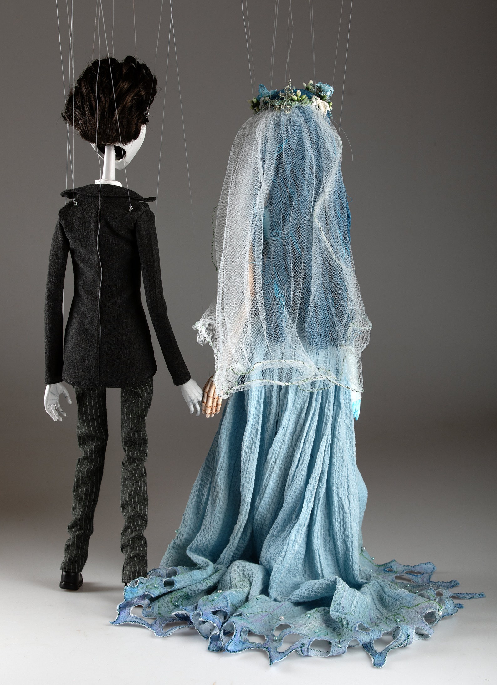 Corpse Bride Custom-made Marionettes 24 Inches Tall, Movable Parts - Etsy