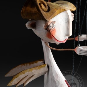 Friendly Angel - Wooden Hand-carved Marionette - Etsy