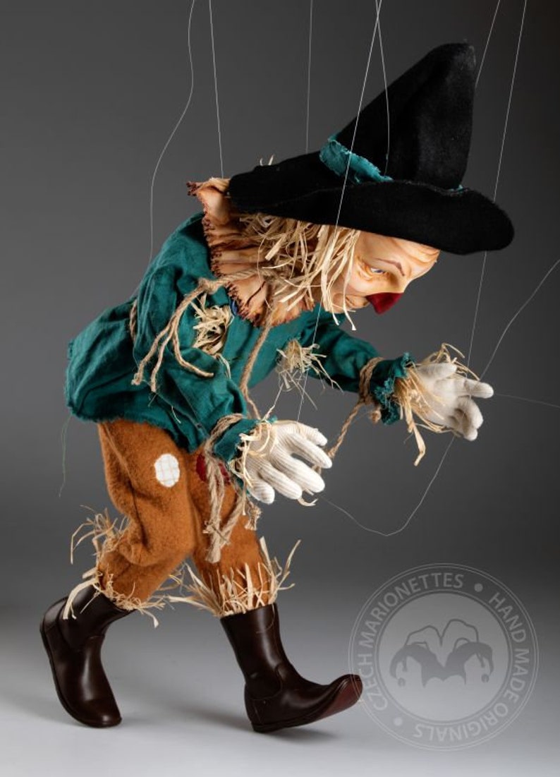 Scarecrow - Custom Marionette From ''wizard of Oz'' Movie - Etsy