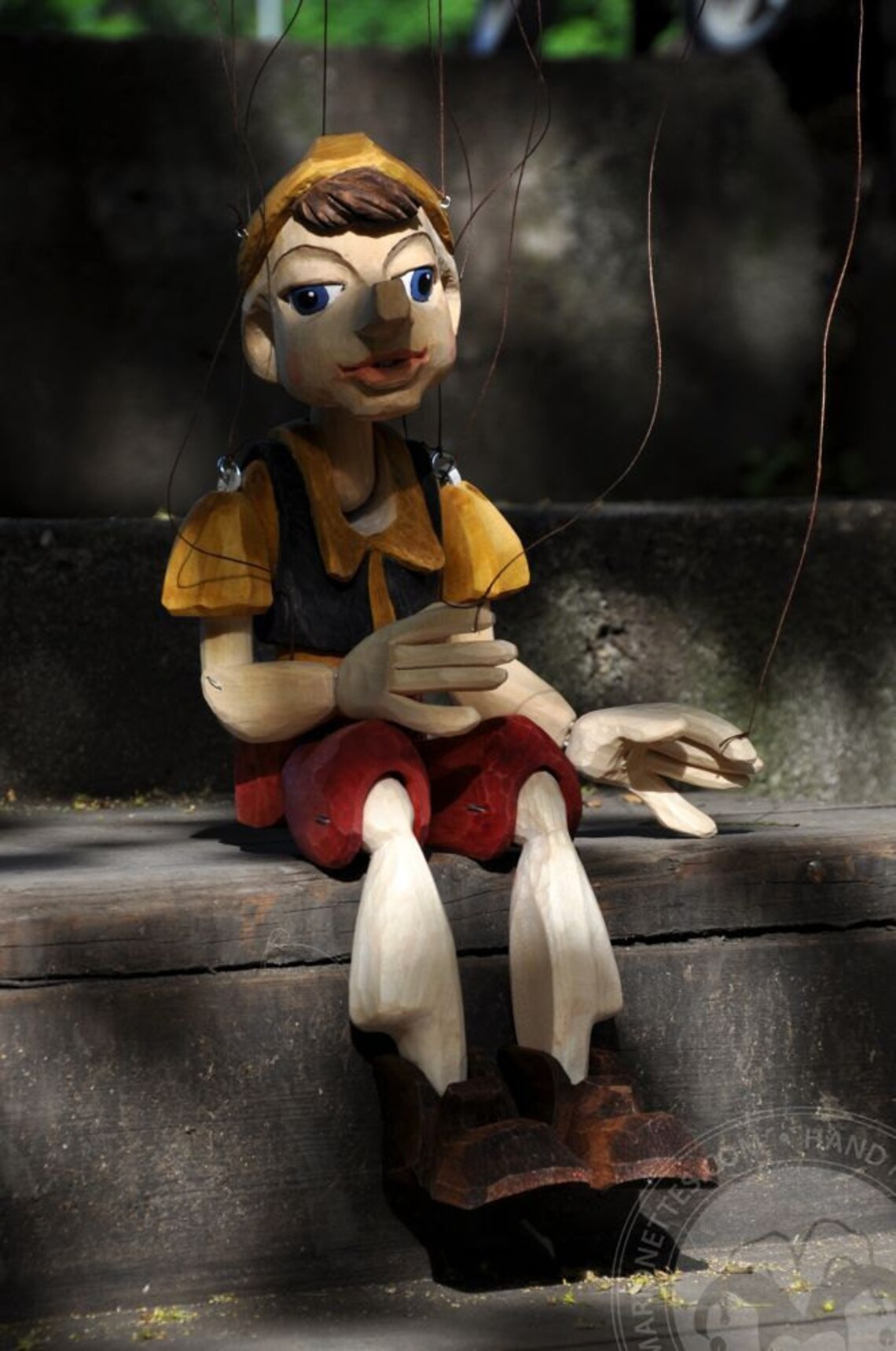 Hand Carved Pinocchio Marionette Puppet - 50cm 19 Inches - Etsy