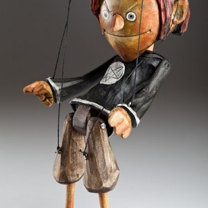 Cute Little Devil – a Hand Carved String Puppet With an Original Look ...