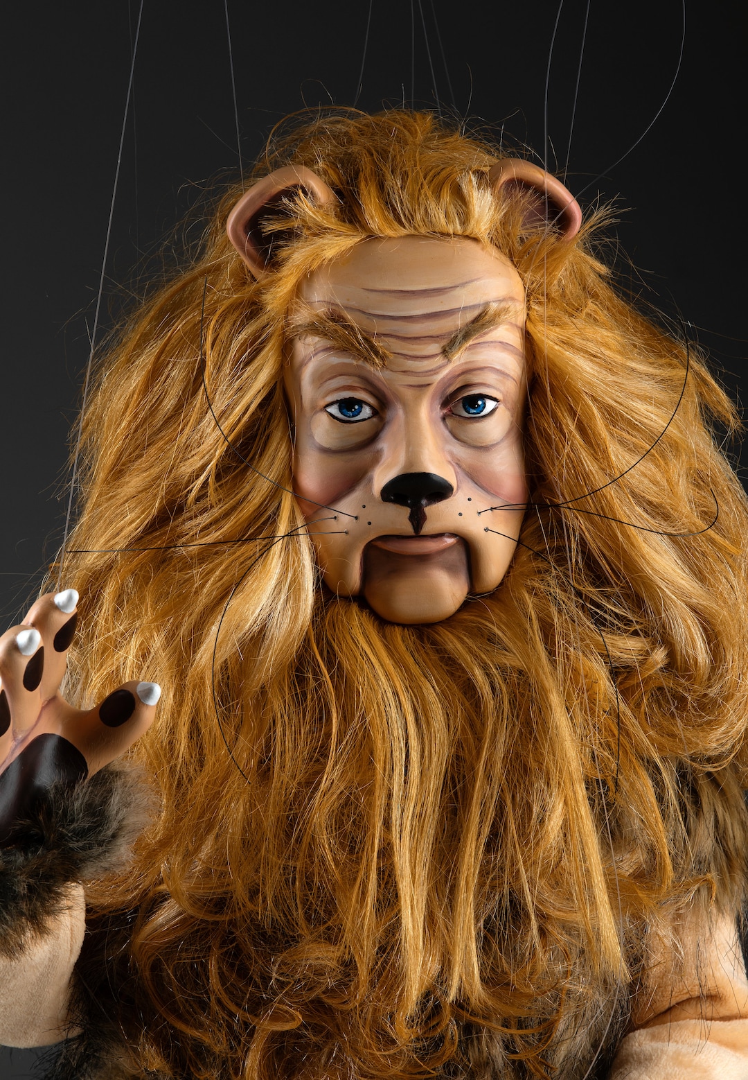Cowardly Lion - Marionette From the Movie ''wizard of Oz'' - Etsy