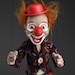 Cheeky Clown, 19 45 Cm Inches Hand-made Marionette Puppet - Etsy