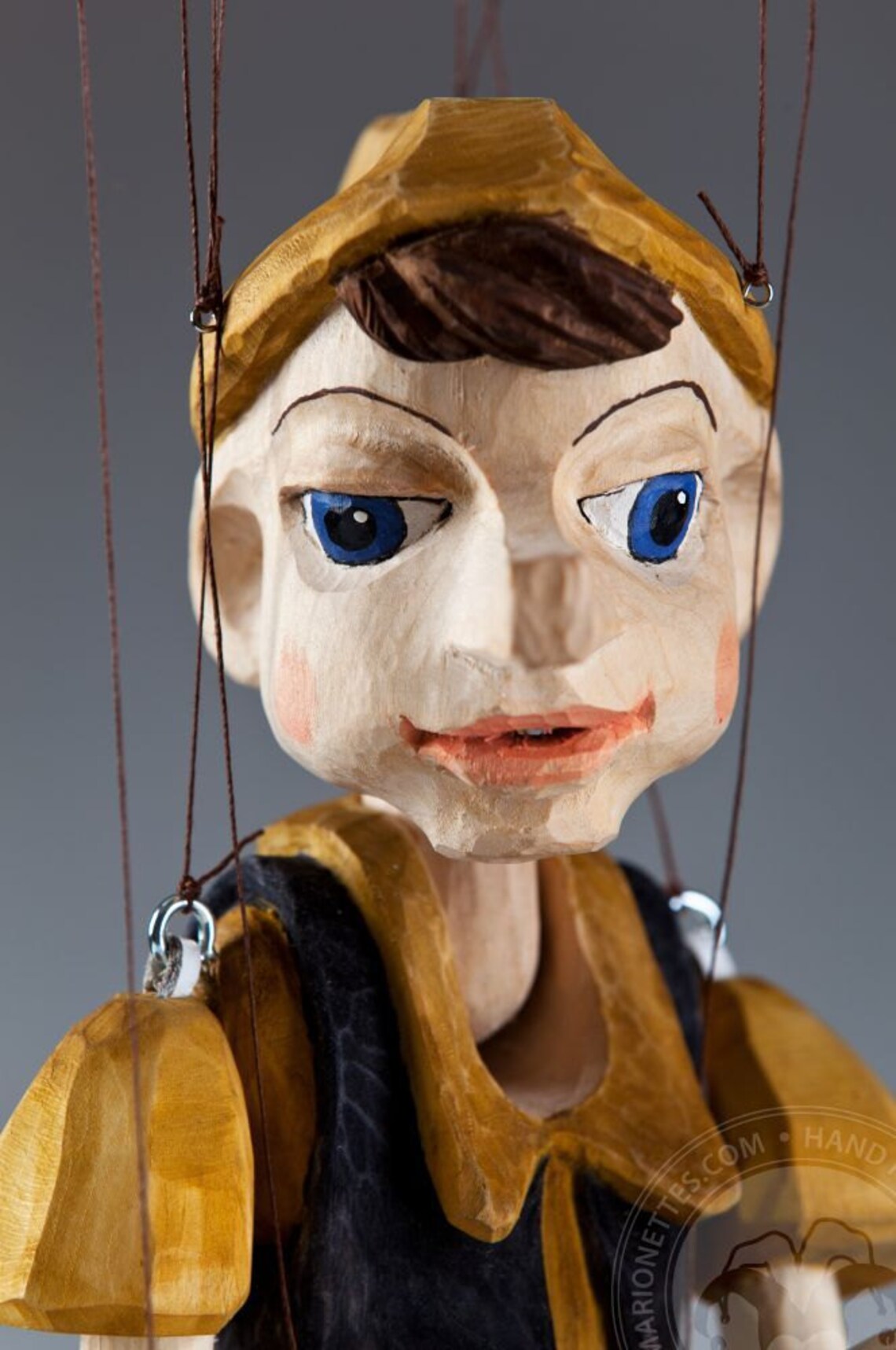 Hand Carved Pinocchio Marionette Puppet - 50cm 19 Inches - Etsy