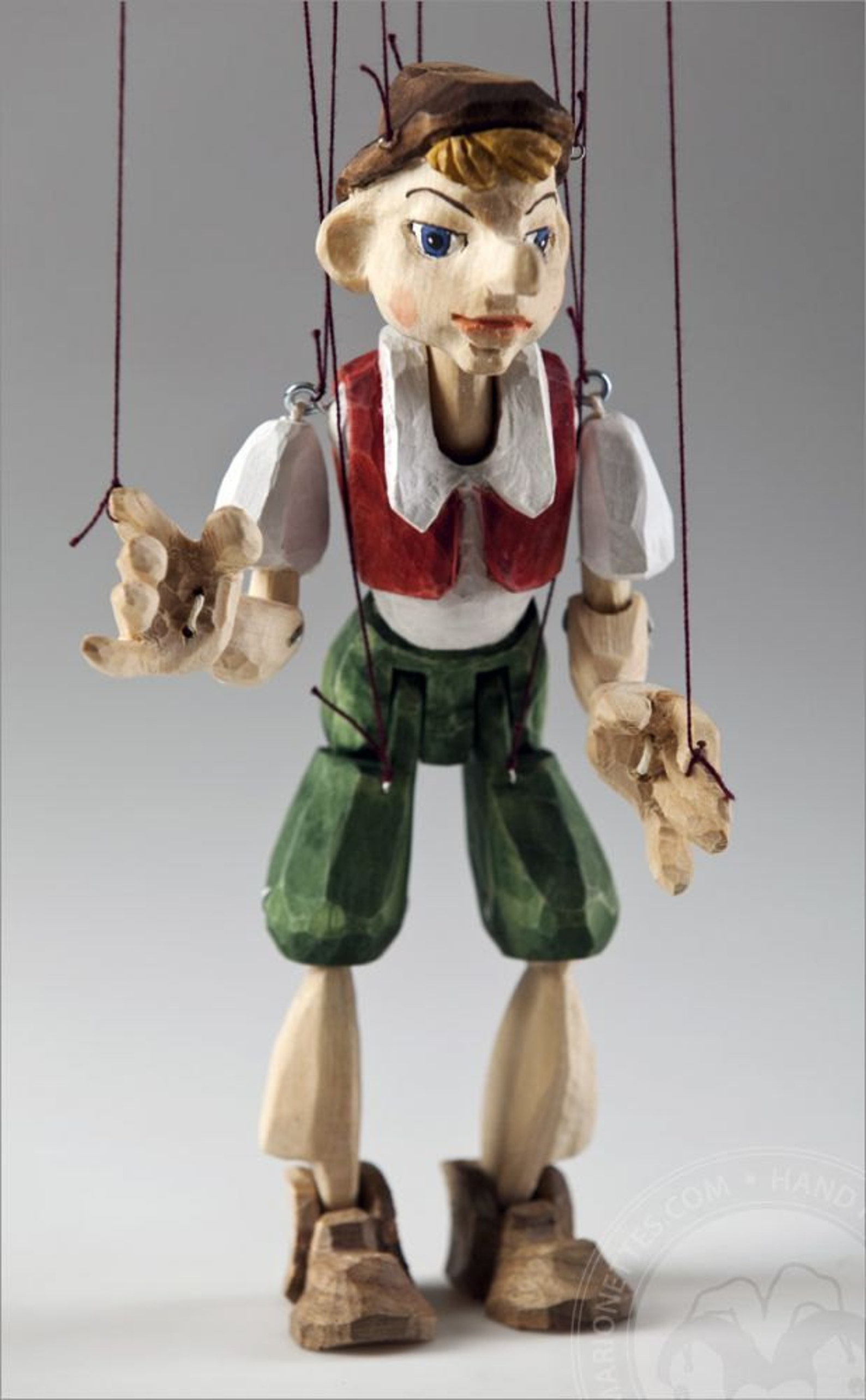 Pinocchio Small Marionette Puppet - Etsy