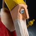 King Wooden Hand-carved Standing Puppet - Etsy
