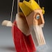 King Wooden Hand-carved Standing Puppet - Etsy