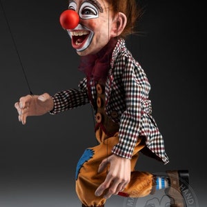 Laughing Clown Czech Marionette Puppet - Etsy