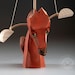 Fox - Wooden Hand-carved Standing Puppet - Etsy