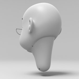 Mr. Bluster, 3D Model Head for 3D Print - Etsy