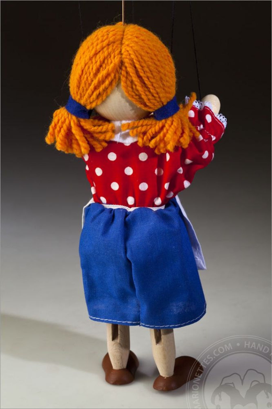 Cute Maria – Wooden String Puppet | Easy-to-play Marionette With a ...