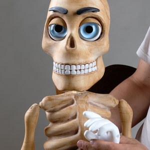 Donnie - the Ultimate Ventriloquist Puppet Skeleton - Etsy