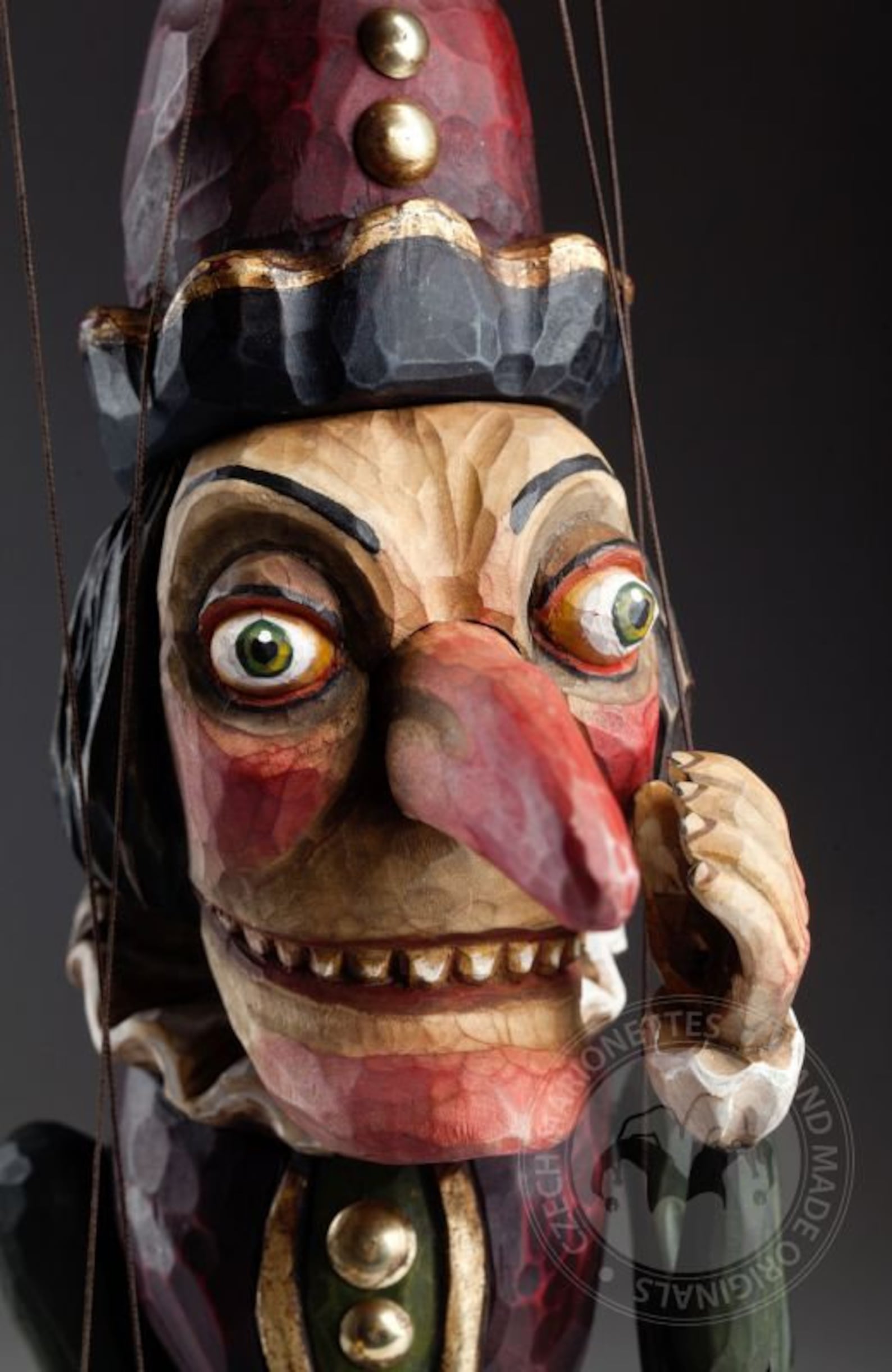 Mr. Punch Fantastic Hand Carved Marionette of Famous - Etsy