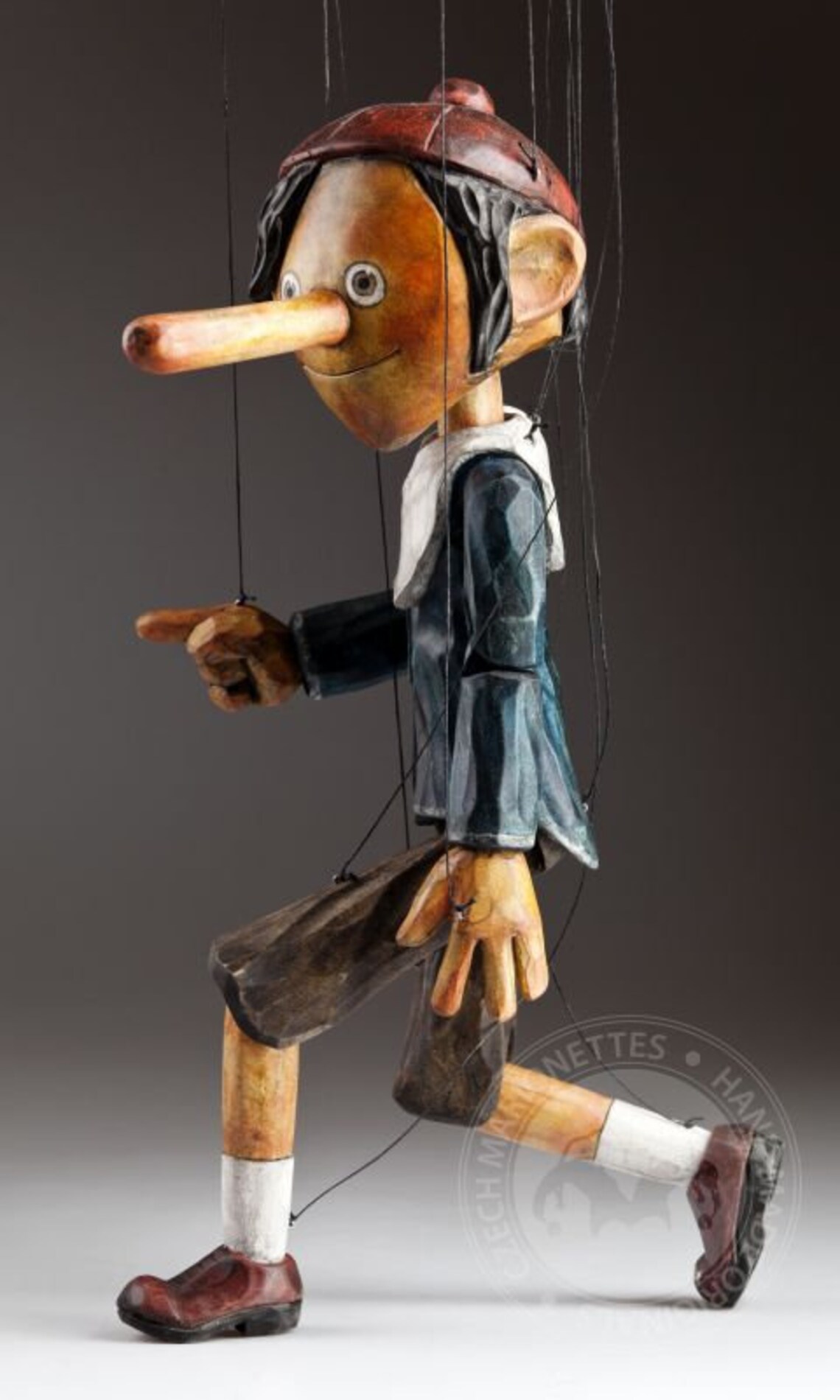 Large Size Pinocchio Marionette Hand Carved W/ Layers of Bee - Etsy