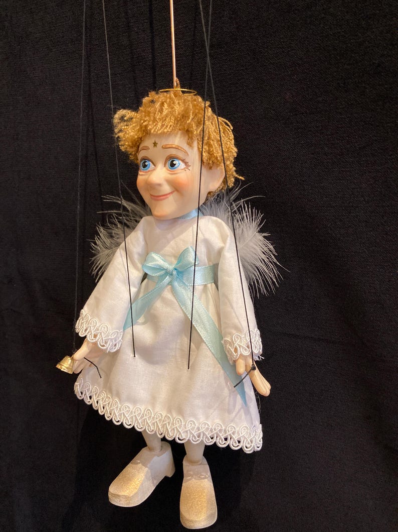 Little Angel – Sweet Hand-made Marionette Puppet, 9 Inches (24 Cm) - Etsy
