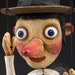 Wooden Happy Pinocchio - Etsy