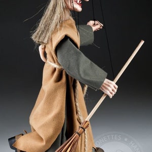 Small Witch Puppet - Handmade Marionette - Etsy