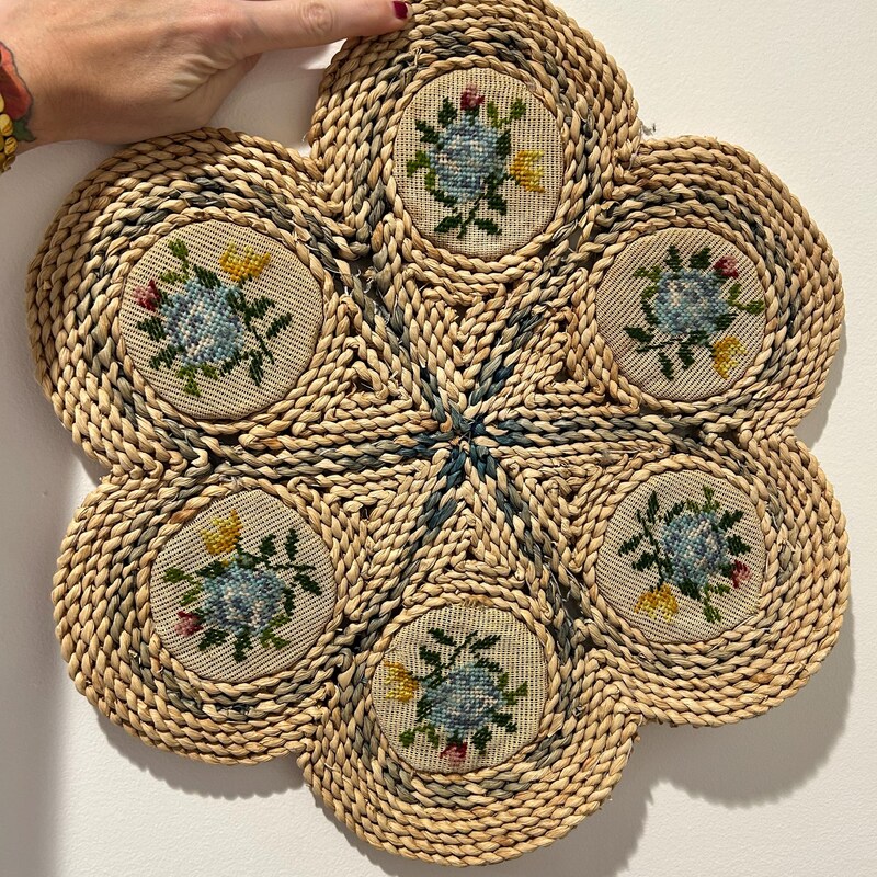Straw Trivets - Etsy