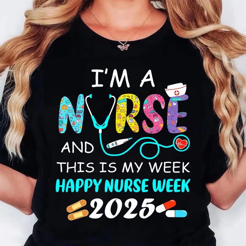 Nurses Week 2025 PNG Bundle, National Nurse Week Sublimation, Funny ...