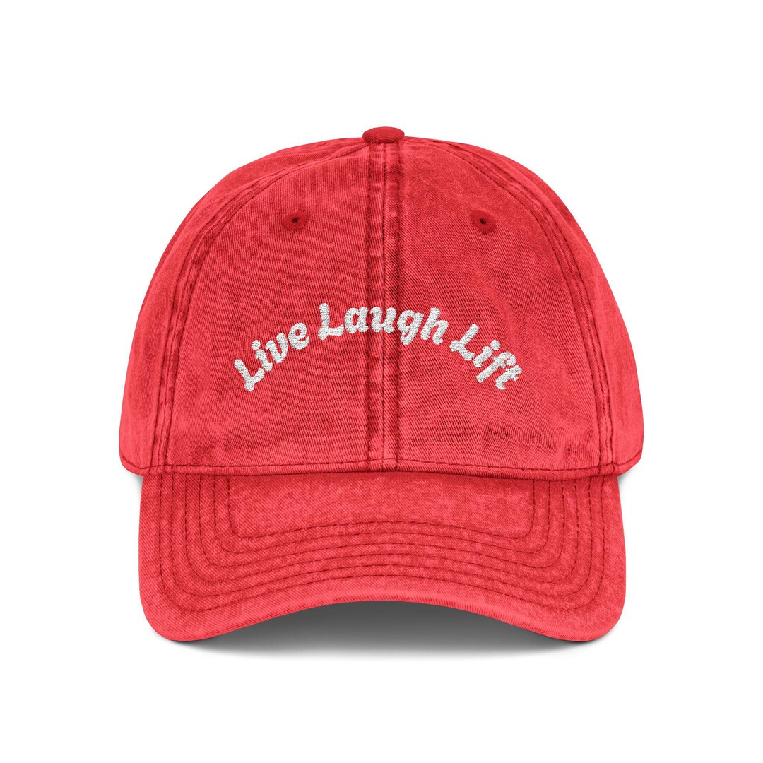 Live Laugh Lift Hat - Etsy