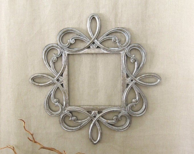 Sweet Scrolly Silver Leaf Frame Frames/ Mirrors - Etsy