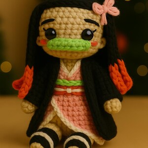 Nezuko-inspired Amigurumi | Handmade Anime Plush Tutorial - Etsy