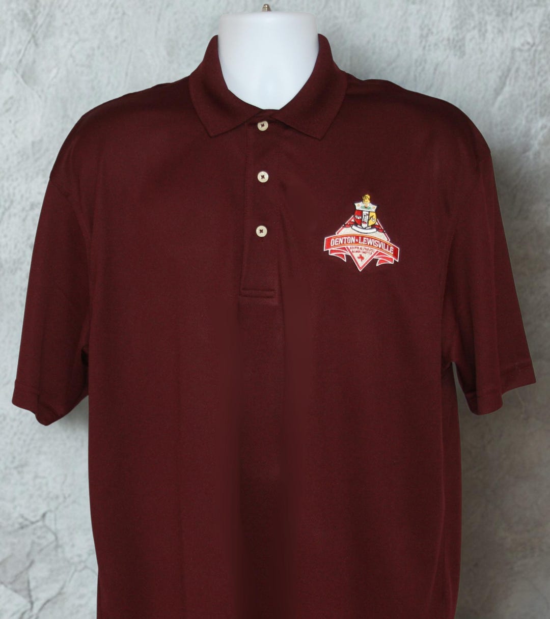 Denton Lewisville Alumni - Classic Performance Polo - DLA Crest - Etsy