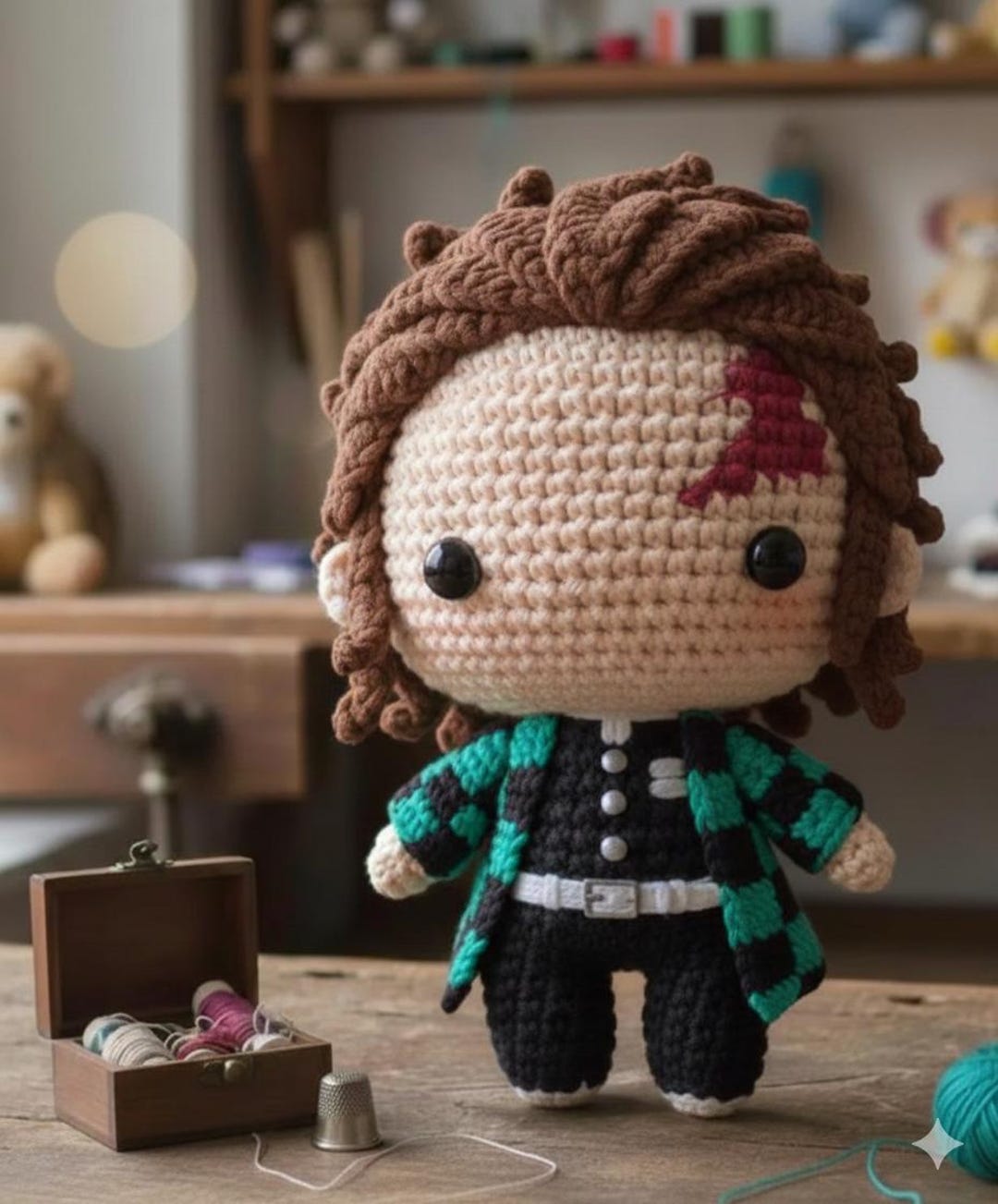 Tanjiro Amigurumi Crochet Pattern | Demon Slayer Anime Doll (PDF ...