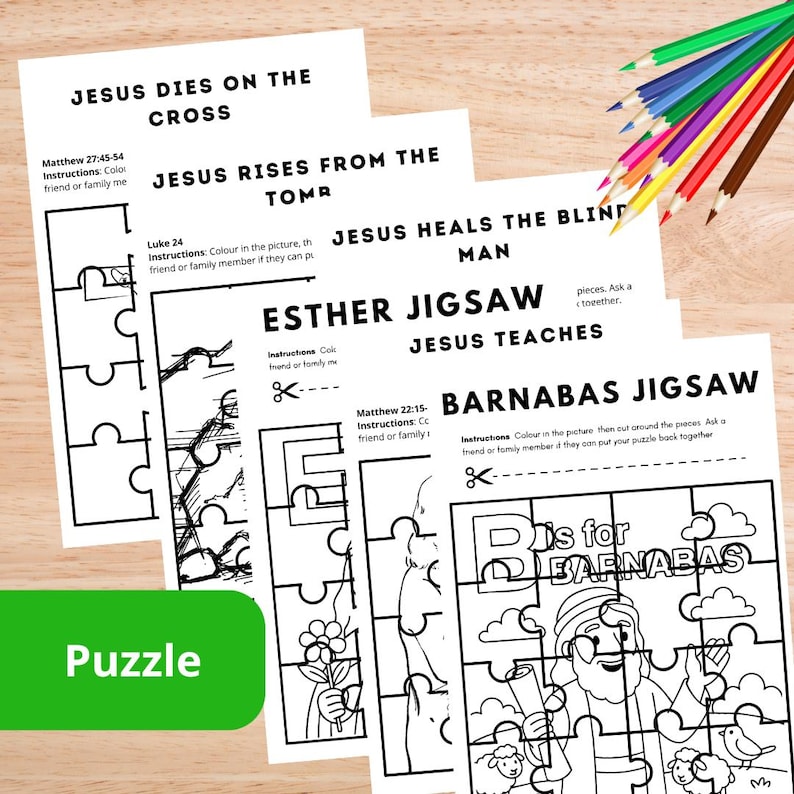 Bible Characters Coloring Book for Kids: 50+ Printable Pages With Bible ...