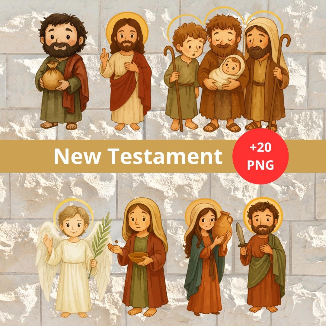 20+ PNG New Testament Clipart, Bible Characters Clipart, Bible Story ...