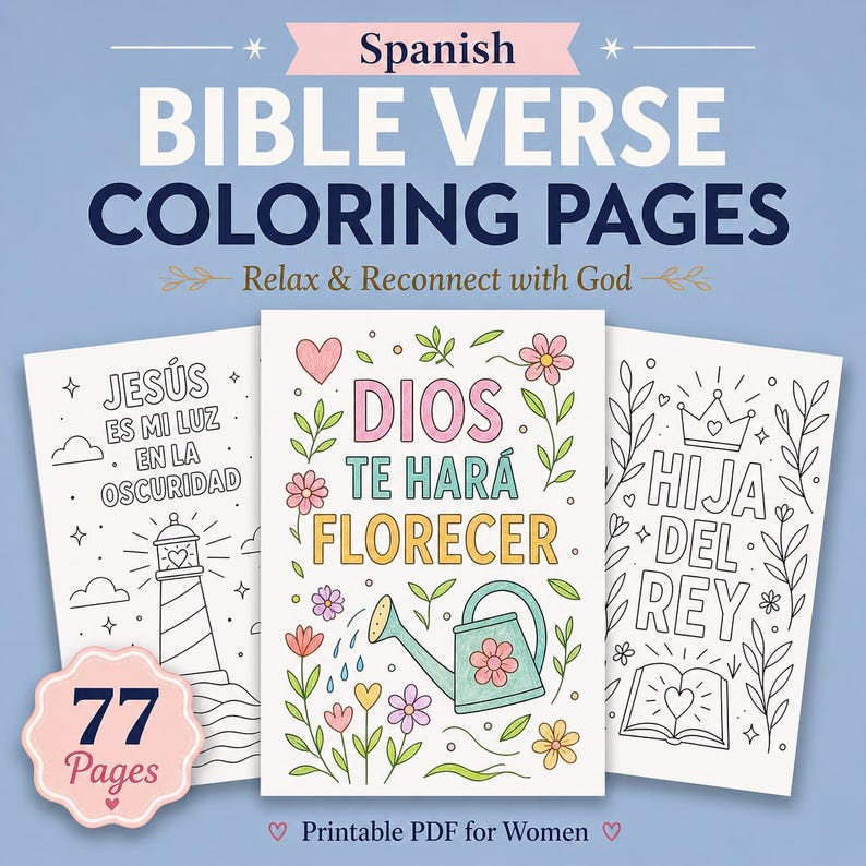 Bible Verse Coloring Pages | Christian Coloring Bundle for Adults ...