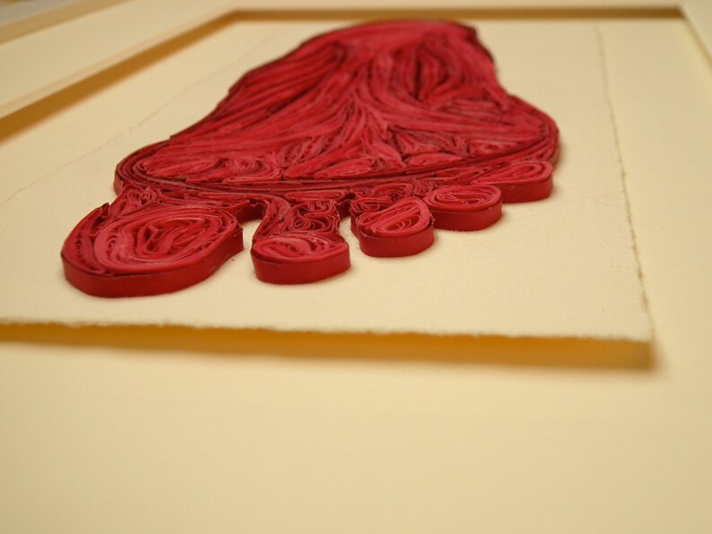 Quilled Muscle Structure of the Foot, Fine Art Anatomical Diagram ...