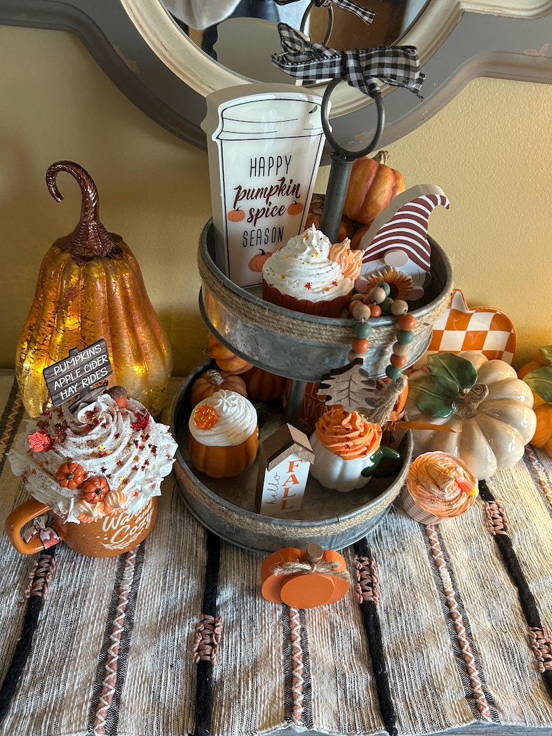 Handmade Faux Pumpkin Spice Mug With Whipped Topping - Cocoa ...