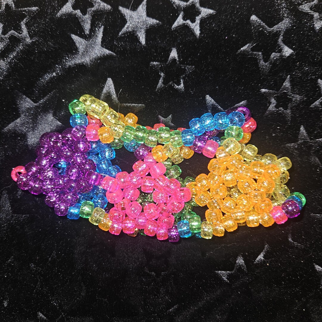 Kandi Flared Star Cuff (customizable) - Etsy