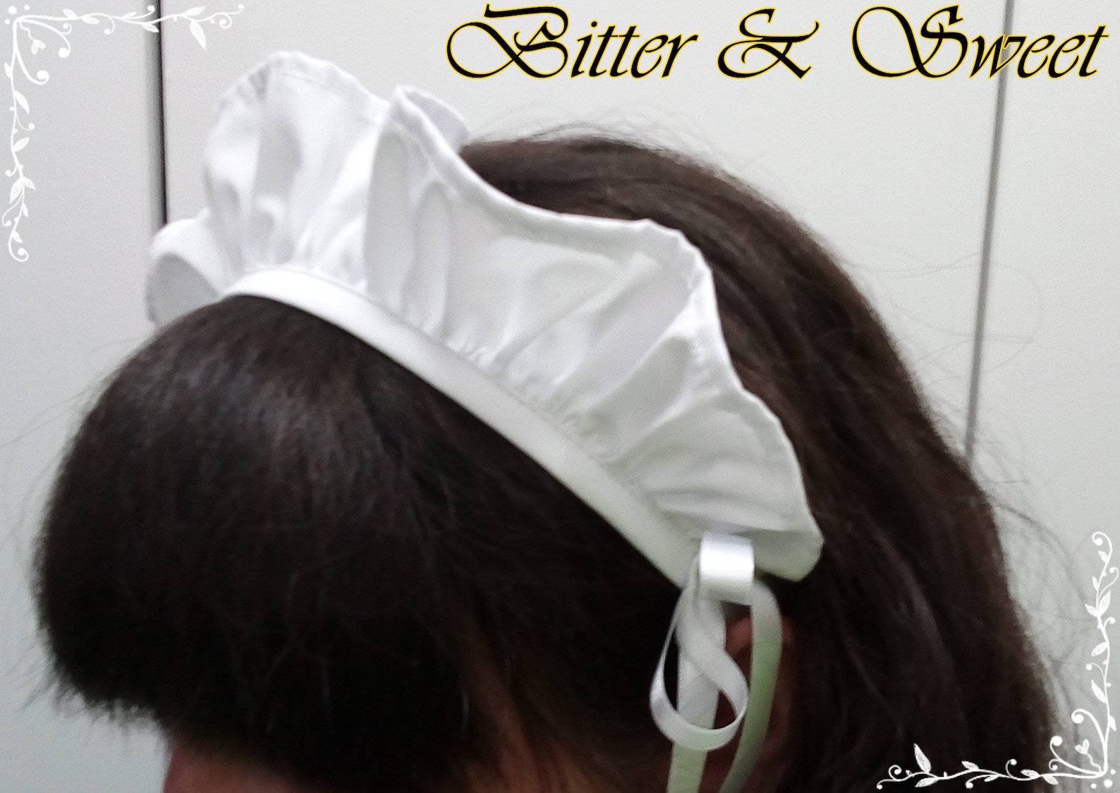 White Ruffled Maid Headdress With Side Ribbons Lolita maid - Etsy Australia