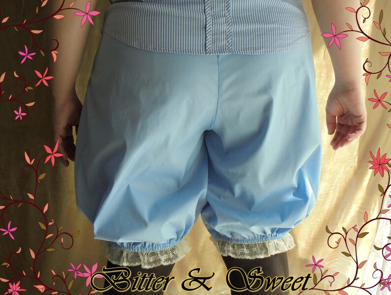 Long Baby Blue Bloomers size XS-S-M-L-XL-XXL Lolita - Etsy