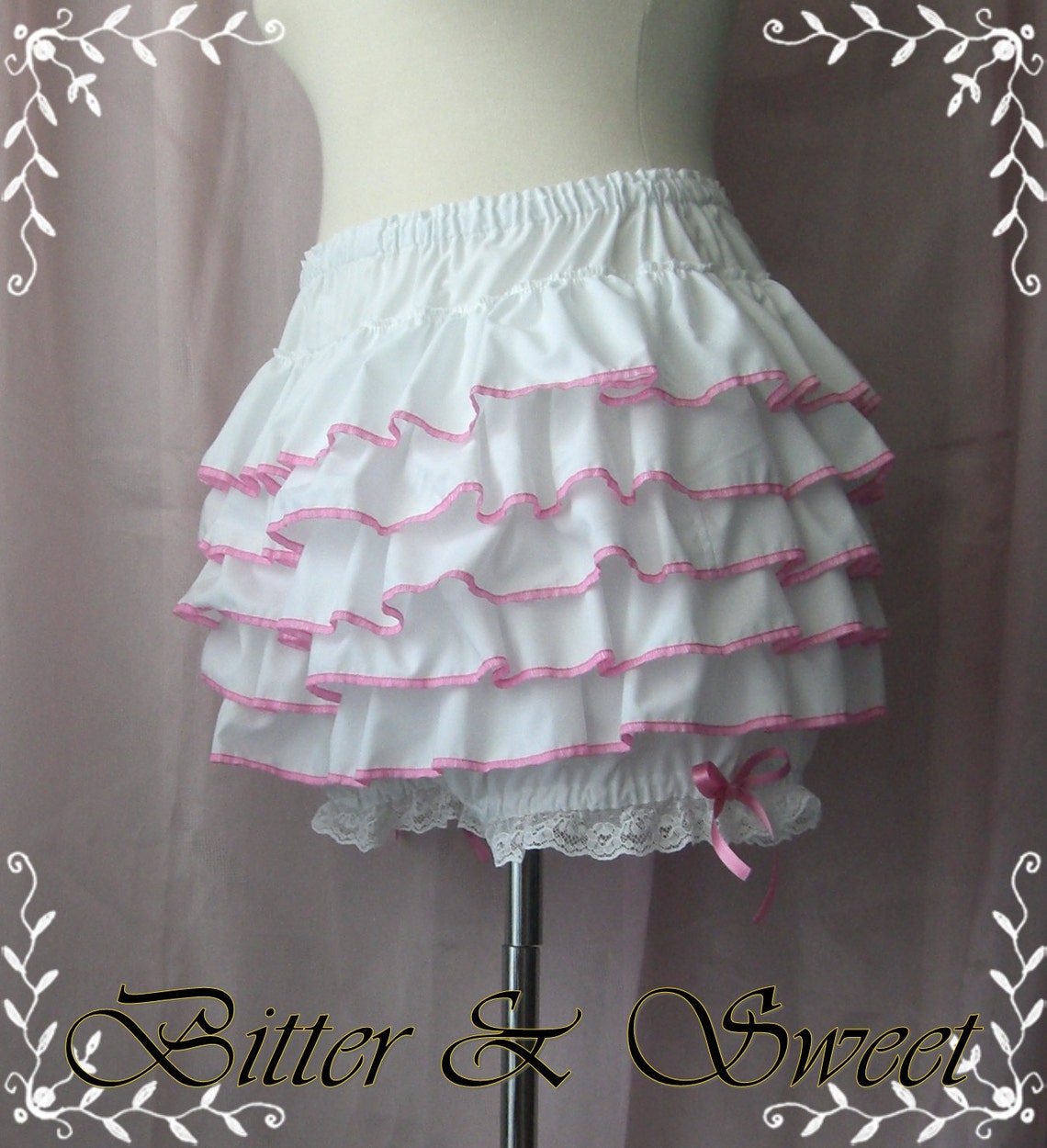 Short Bloomers With Ruffles All Around-xs-s-m-l-xl-xxl lolita - Etsy