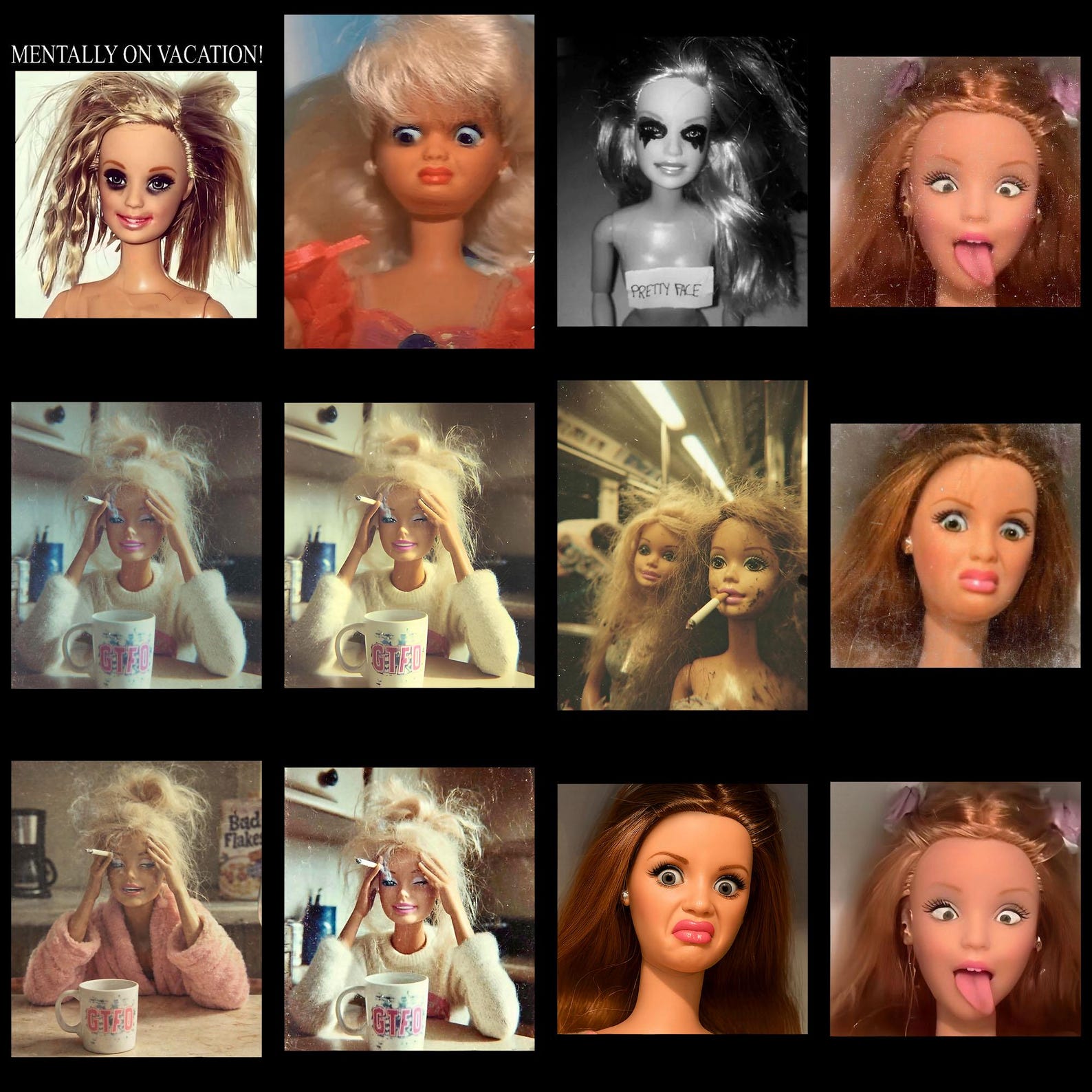 Doll Face Meme Bundle Png , Disgusted Doll Face Bundle Shirt, Funny ...