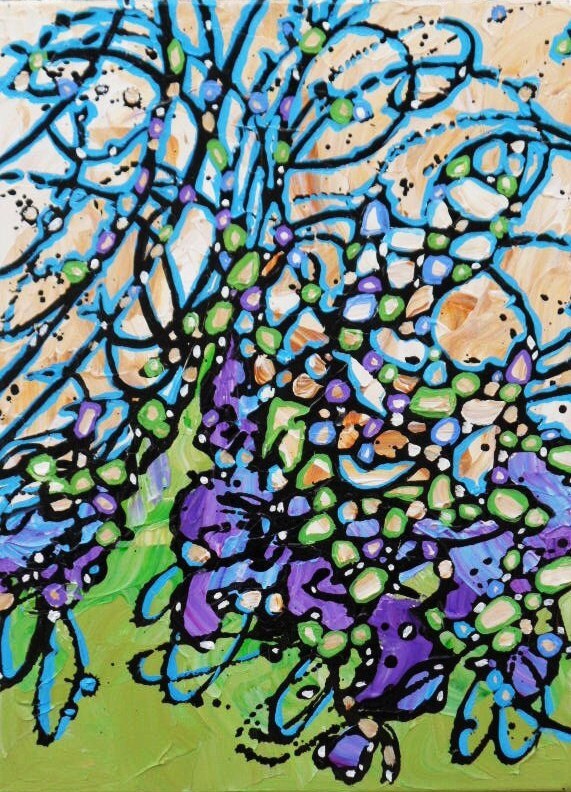 Flourish...an Original Abstract Sara Larson Art Painting - Etsy