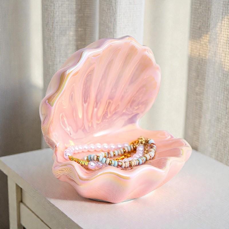 Ceramic Large Shell Dish - Etsy UK