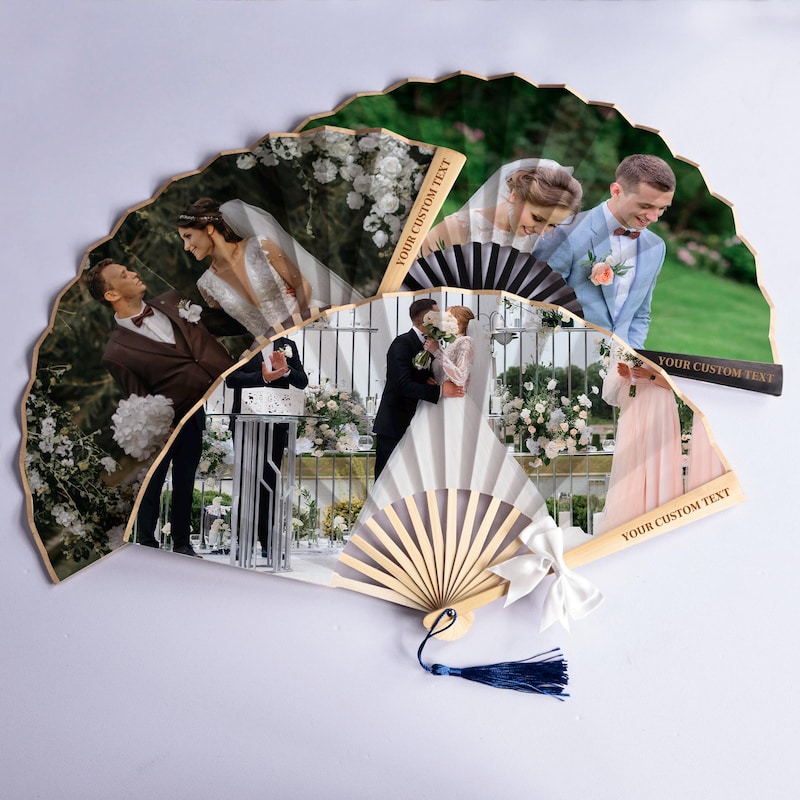 Hand Fan With Custom Logo - Etsy