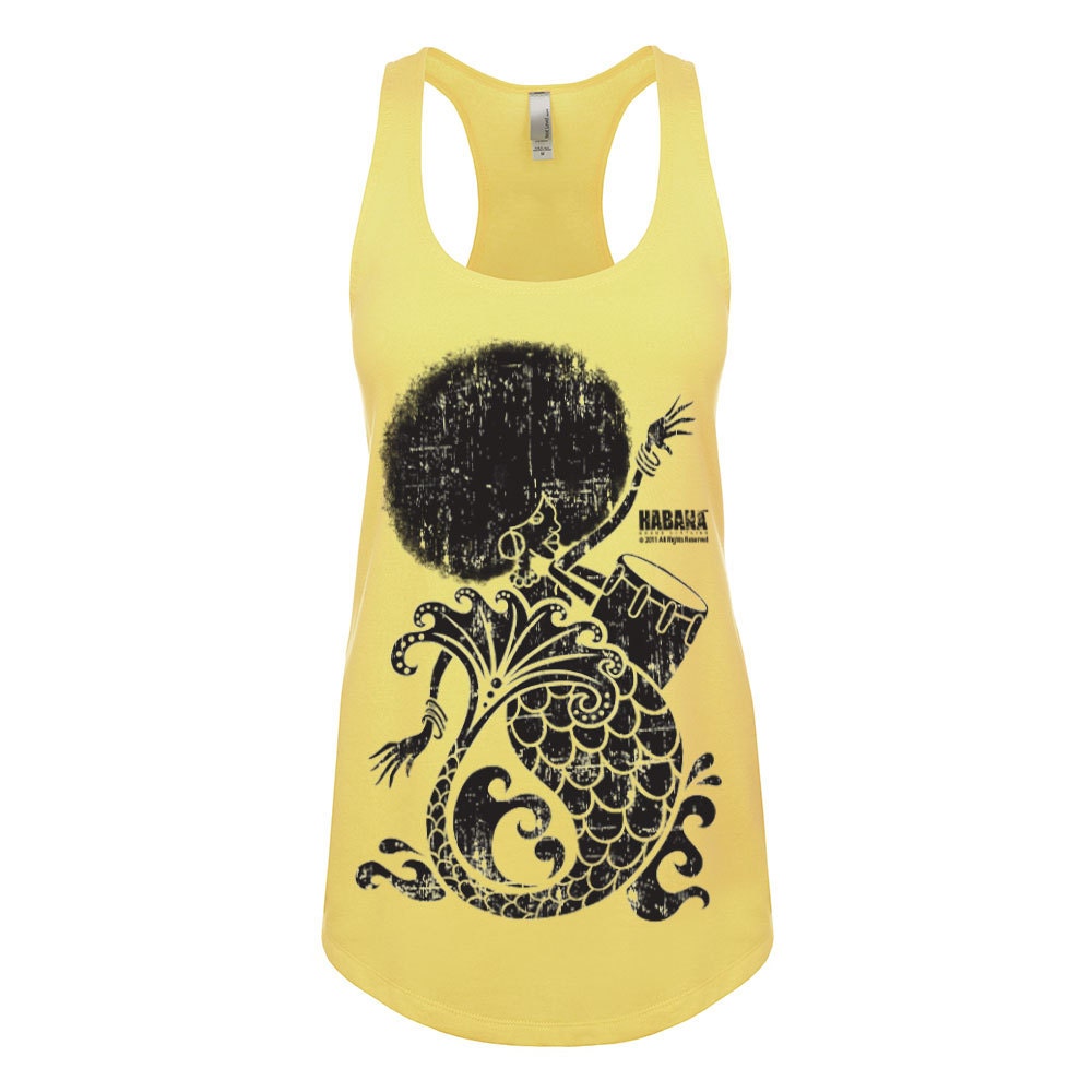 Ladies Yellow Sirena Tank - Etsy