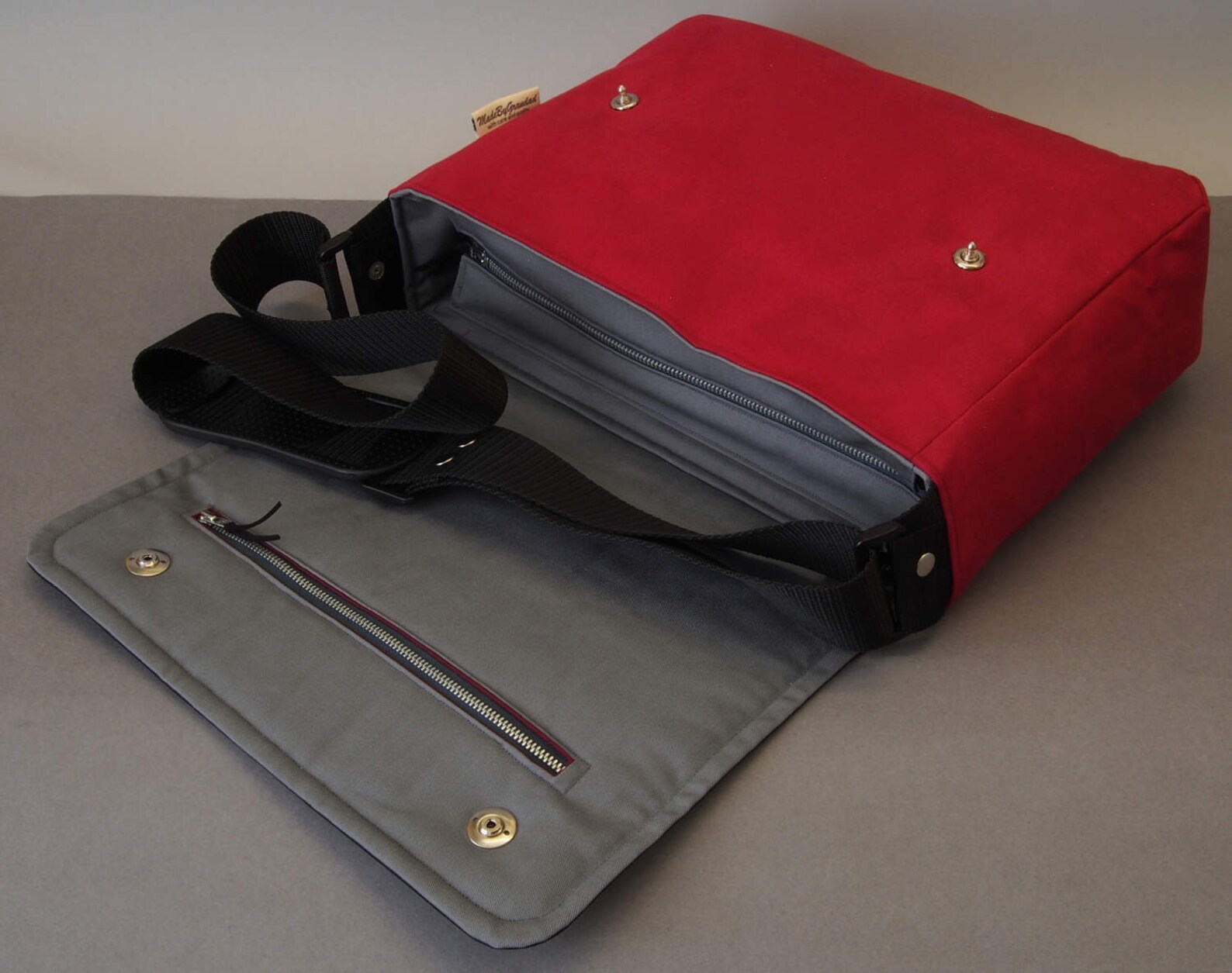 Waxed Cotton Messenger Bag With LOXX Fasteners - Etsy