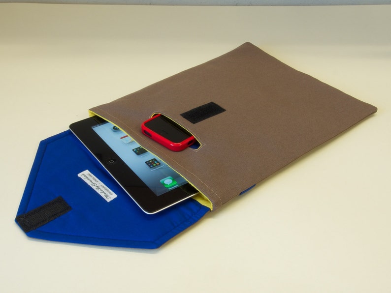 Deluxe Tablet Case With Padded Fabric Cover Smartphone Pouch | Etsy