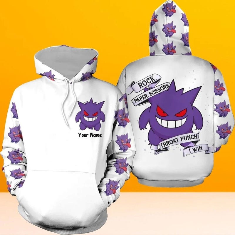 Gengar Hoodie - Etsy