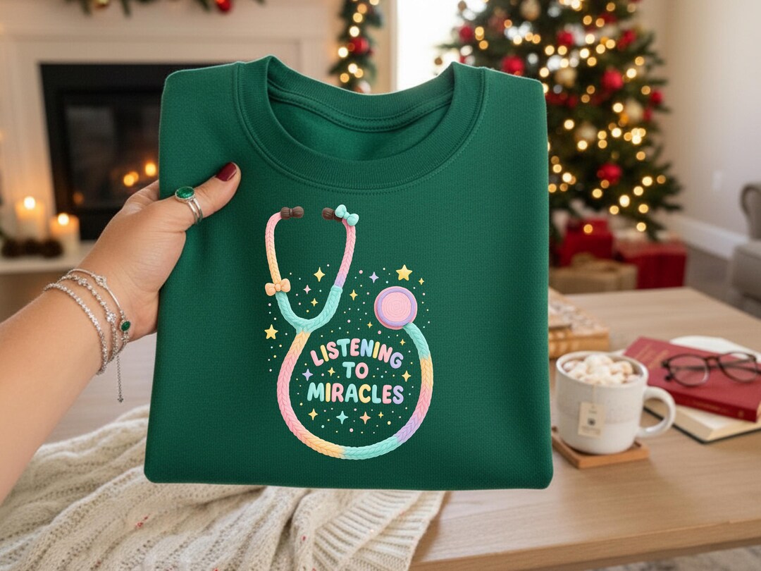 Sublimation PNG: Whimsical Faux Yarn Stethoscope Candy Colors ...