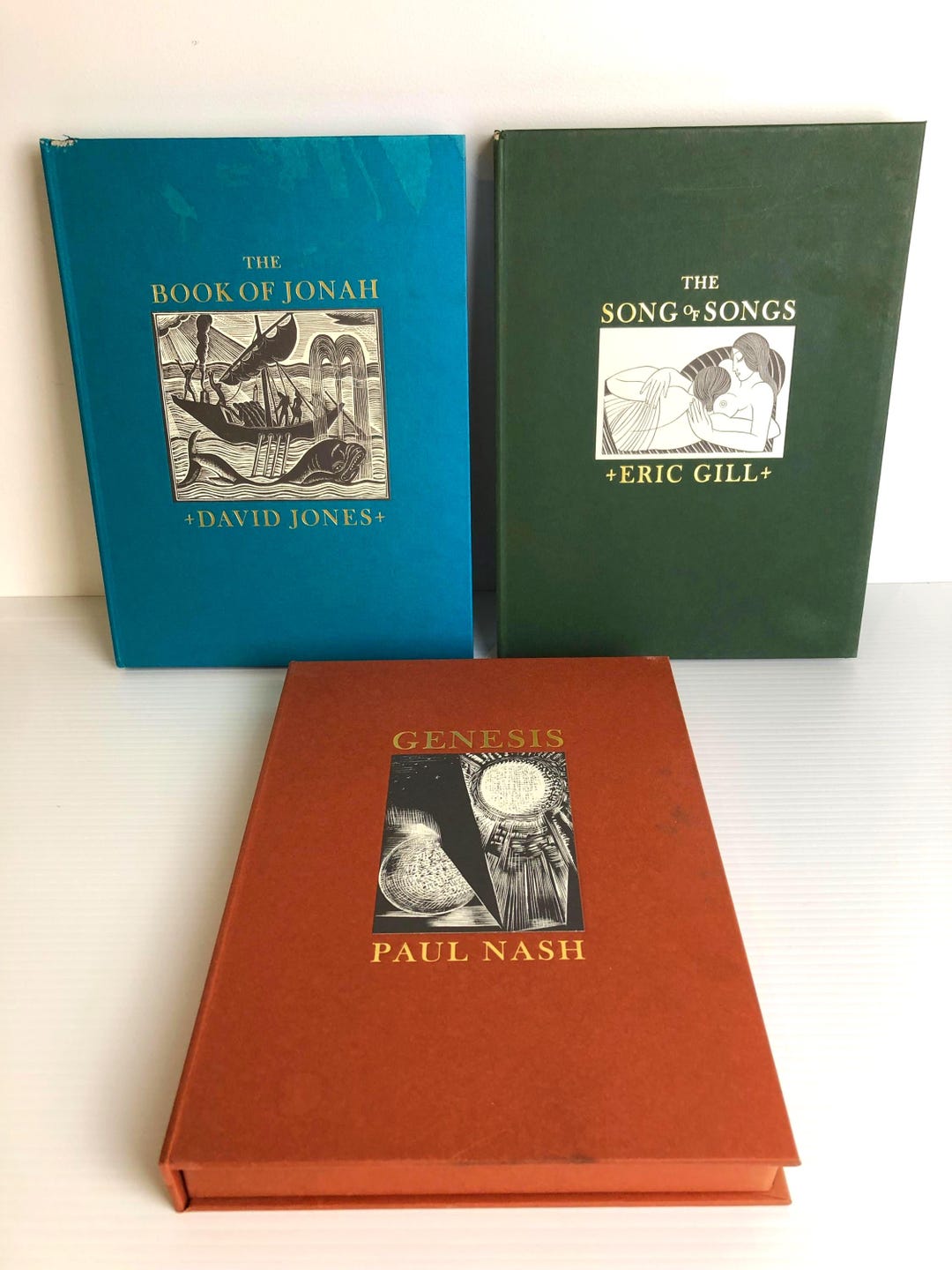 Rare Folio Society Fine Press Classics in 3 Volumes: Genesis, Song of ...